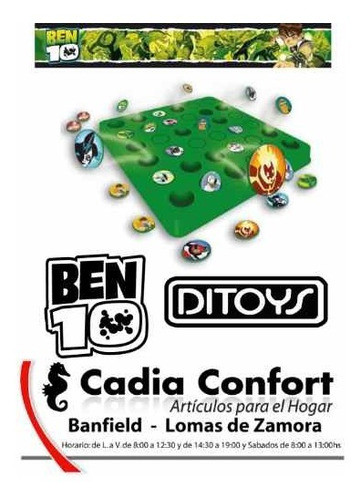 Ditoys Flip and Match Ben10 Memory Game