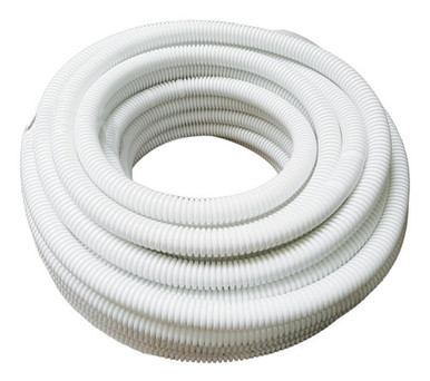 Genrod Lightweight 25mm Corrugated PVC Pipe x 25m