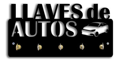 Custom Brand Wooden Key Holder with Car Key Design