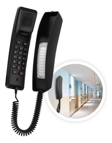 Fanvil H2U Black Desktop and Wall IP Phone with 2 SIP Lines
