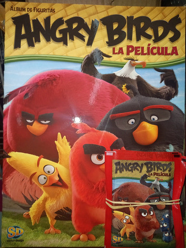 Stickers Design Angry Birds Sticker Album with Stickers + Cards + Wallet