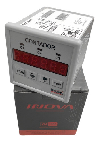 Inova Contador 6 Dígitos C/ Memória Inv-9702 110v 220v