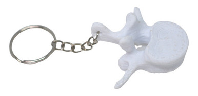 NutriTools Vertebra Keychain - Thematic Anatomy - 3D Printed Plastic