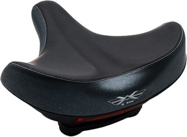 X WING Black Bicycle Seat with LED Rear Light