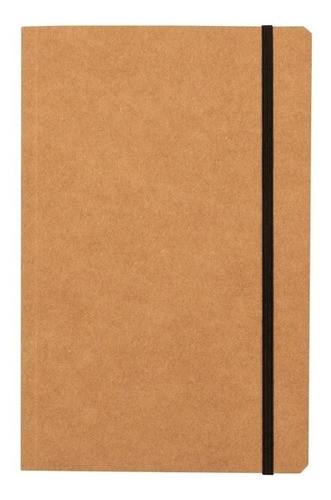 OEM Kraft Notebook with 80 Graph Paper Sheets 21 x 13.8 cm