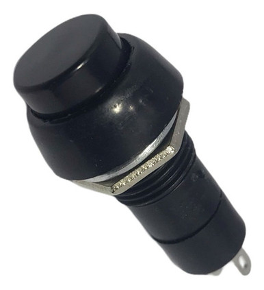 Componentes Merlo 5 Units Black Round Chassis On-Off Switch 1A 250V