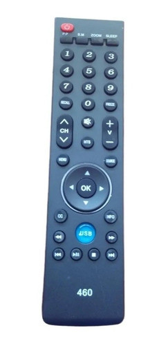 Philco JVC Sansei Noblex LED TV LCD 460 Remote Control