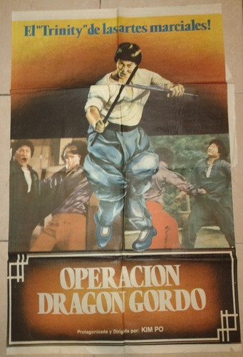 Original Poster: Operación Dragón Gordo // Classic Movie Giant Poster