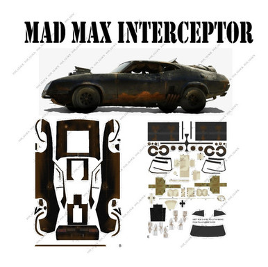 Mad Max Interceptor Auto Papercraft