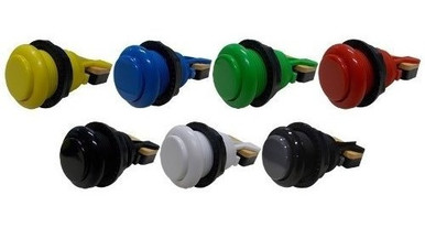 Aegir Arcade Flip Kit 30 Button Set with 2 Controllers for Raspberry Pi