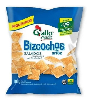 Gallo Snack Salados Biscuits 100g (Gluten Free)