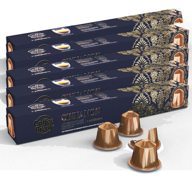 Coffee Break Capsulas Nespresso Coffee Break Platinum Cinnamon Pack 5x10