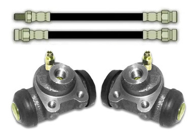 Daf Kit Of 2 Wheel Cylinders + 2 Rear Brake Hoses