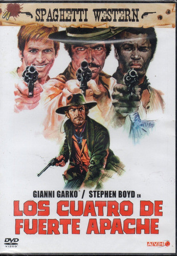 DVD - Los Cuatro De Fuerte Apache - Nuevo Orig Cerrado - Mcbmi