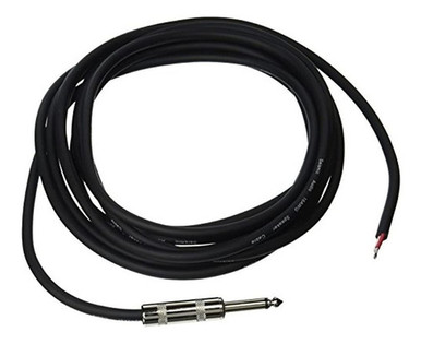 Seismic Audio Qrw15 15 Feet Raw Cable to 1/4 Inch Speaker Cable