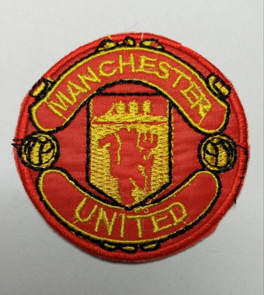 Manchester United Embroidered Patch Application