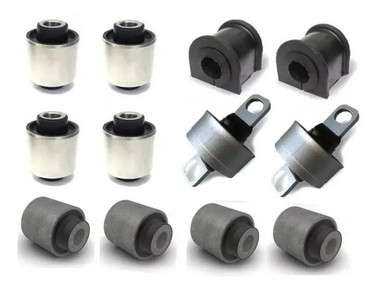 Moldegom Kit 12 Rear Suspension Bushings Jeep Compass Patriot