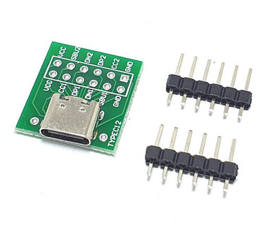 Informatica San Isidro USB Type C Female Connector on PCB - Pack of 2 Units