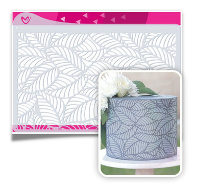 MoldesVazados.com Stencil for Crafting with Foliage 04 - Cut-Out Stencils