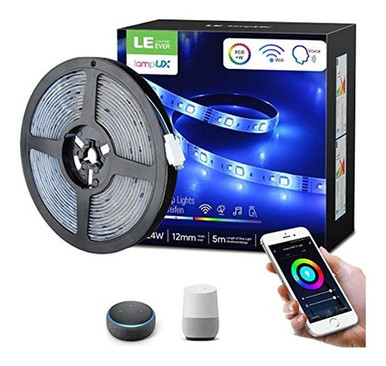 LE RGBW LED Light Strips, WiFi Smart LED Strips That Change Color