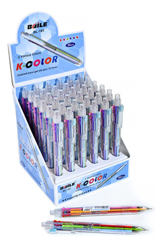 Goldin Multicolor Pen Set - 6 Colors X6 Units