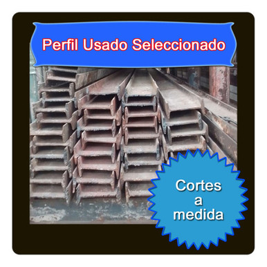 Genérica Viga IPN 140 Perfil Doble T Usado Seleccionado Corte A Medida