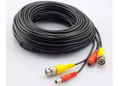 Luxell Cable Seguridad Cctv 10 Mts Bnc Video + Alimentación Cámaras