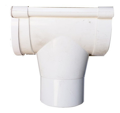 Nicoll White or Black PVC Funnel for Half Round Gutter