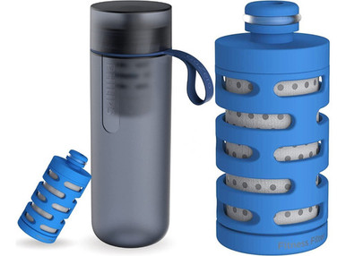 Philips Go Zero Active Water Filter Bottle Combo + 1 Filter