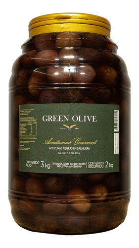 Green Olive Large Natural Black Olives 2 Kilos R&R
