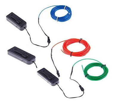 TopYart Neon LED Glow EL Wire Battery Pack