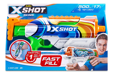 X-Shot Original Fast Fill Skins Hyperload Water Gun