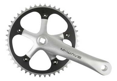 M Wave Palancas Aluminio Plato 46t Fixie Pista Single Speed