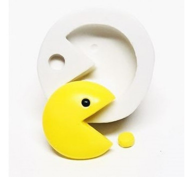 Cia do Molde Silicone Mold Pac Man Electronic Games