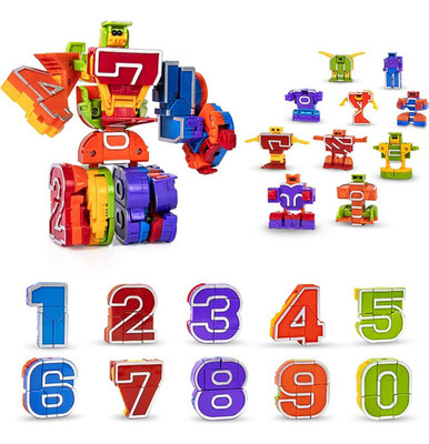 Lydaz Number Bots Math Toys for Kids, Preschool Learning Activities Games