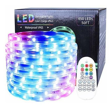 Guotong 50 Feet / 15 M RGB LED String Lights Kit