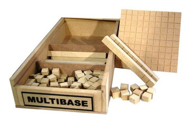 Maderas América Combo Multibase 20 Units 10 Tens and 2 Thousand Cubes
