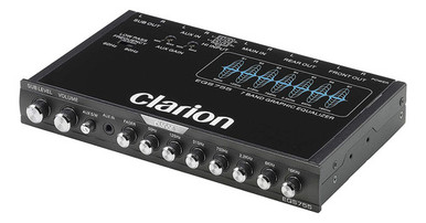 Clarion 7 Band 8v EQS755 Crossover Equalizer Subwoofer