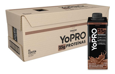 Yopro Danone Whey 250ml 25g Protein - 24 Units Chocolate