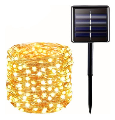 Atrix Solar LED Outdoor String Lights 10 Meters 100 Lights