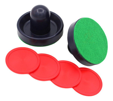 Generic Air Hockey Mini Pushers Set - 2 Dark Blue Pushers