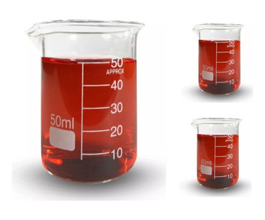 Becker Bequer Graduated Low Form Glass 50ml Box of 3 Units