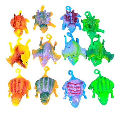 Generic Fidget Toys 12 Pieces Ball Dinosaurs Kids Funny Blowing ...