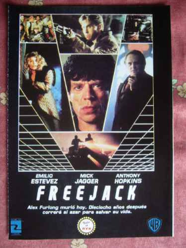 A+ Mick Jagger Freejack Movie Advertisement