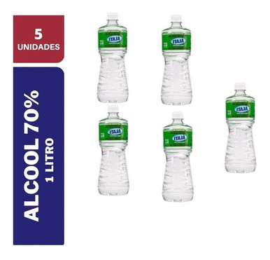 Itajá 5 Liters 70% Ethyl Alcohol Liquid Bactericide