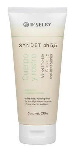 Dr. Selby Syndet Ph 5.5 Body and Facial Cleansing Gel 210 Gr