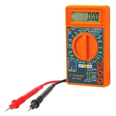 Truper Digital Multimeter Voltmeter Ammeter Tester
