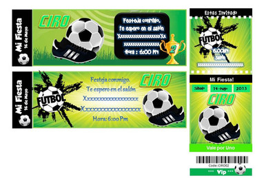 Galatea Designs Printable Customizable Soccer Kit