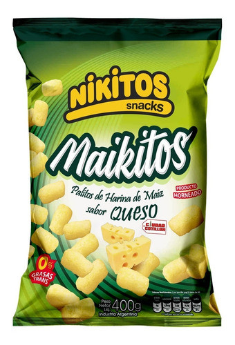Nikitos Maikitos 400g Queso Snacks