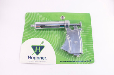 Höppner Metal Syringe 50Cc Short, Glass Tube, Blister